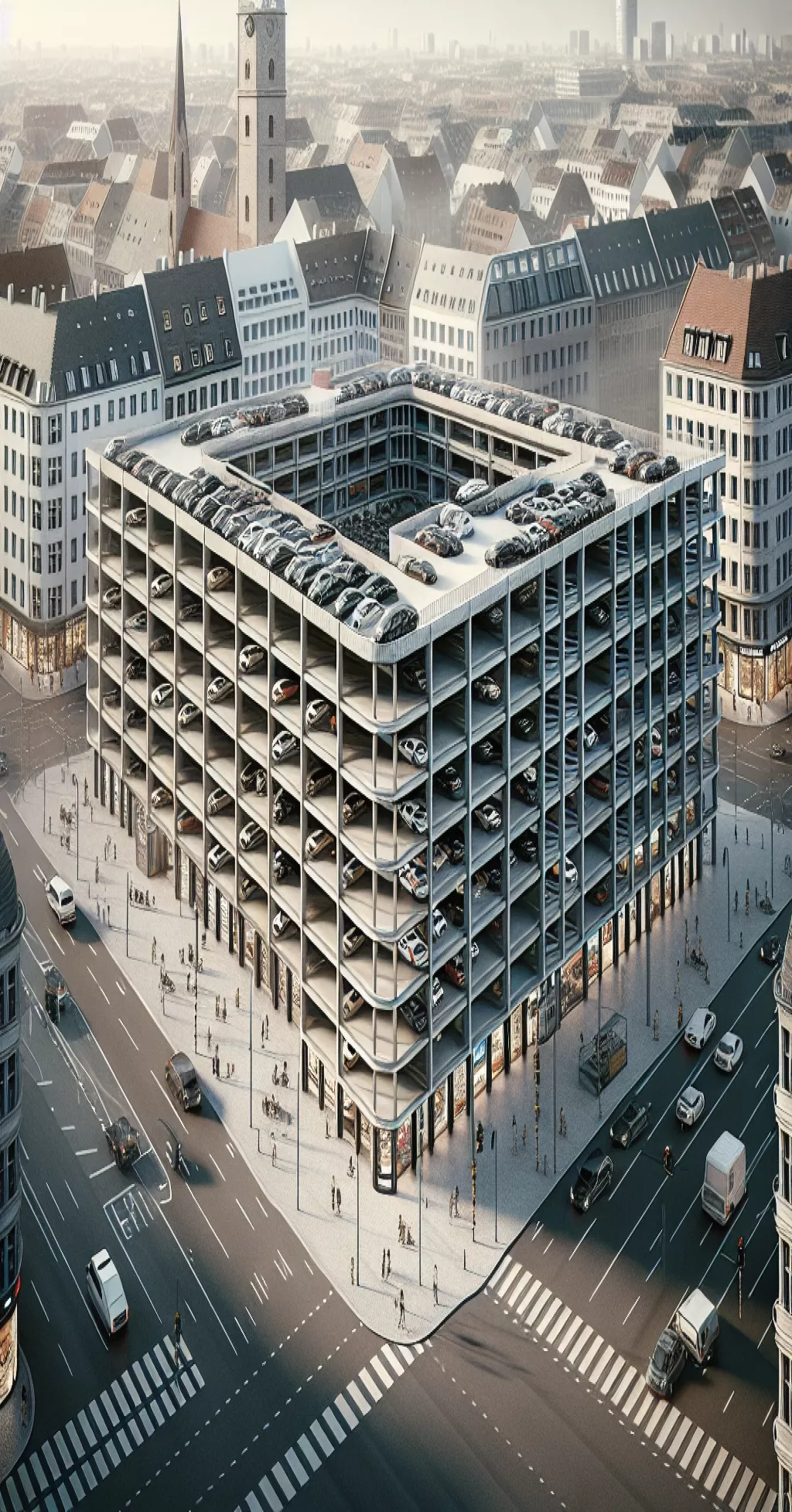 Parken in Berlin Mitte leicht gemacht ⇒ Ampido Parkhaus Reinhardtstraße